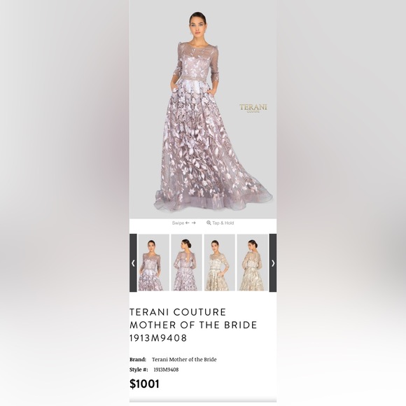 Terani Couture | Dresses | Terani Couture Dress Brand New | Poshmark